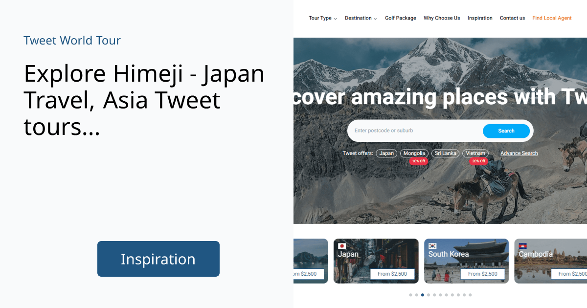 Explore Himeji - Japan Travel, Asia Tweet tours | Tweet Tours