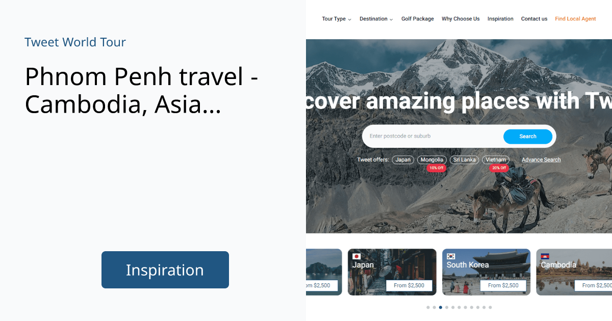 Phnom Penh travel - Cambodia, Asia | Tweet Tours