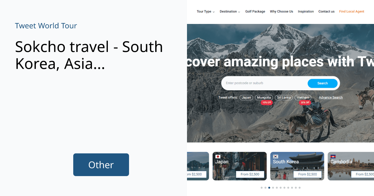 Sokcho travel - South Korea, Asia | Tweet Tours